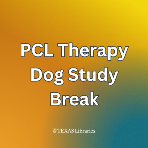 PCL Therapy Dog Study Break | University of Texas Libraries ...